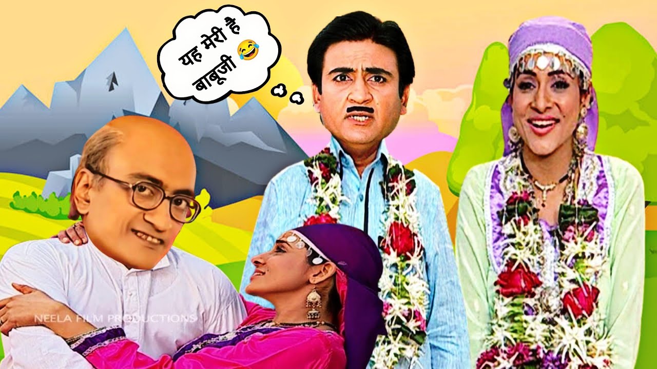 Tarak Mehta comedy dubbing Jathalal funny dubbing llतारक मेहता का उल्टा ...