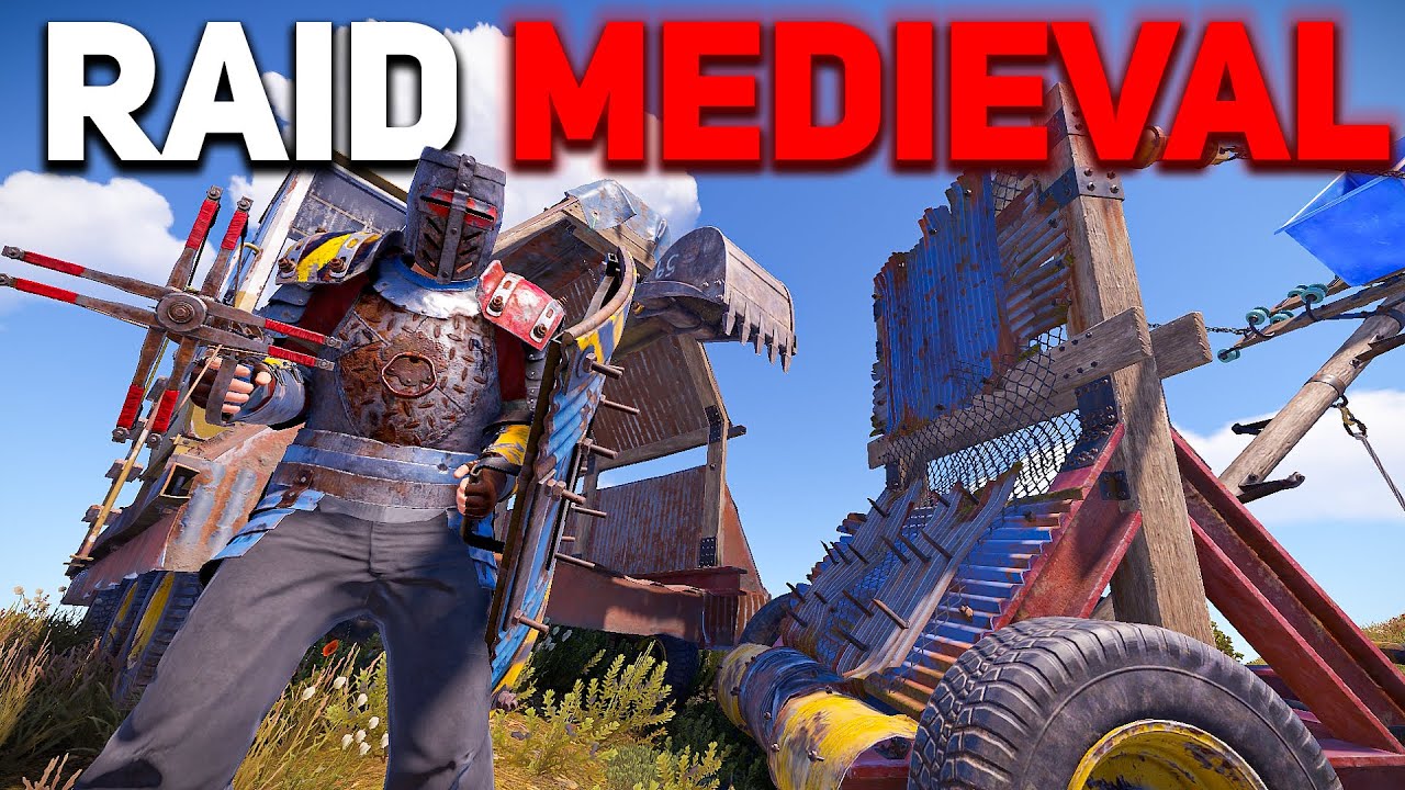 ASI RAIDEAMOS TODOS LOS CASTILLOS VECINOS!! *RUST MEDIEVAL* - Ludovici RUST - YouTube