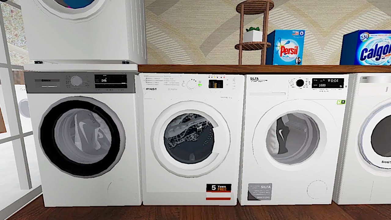 Spin Race: Indesit vs. Bosch Washing Machine UNBALANCED SPIN😱*Indesit ...