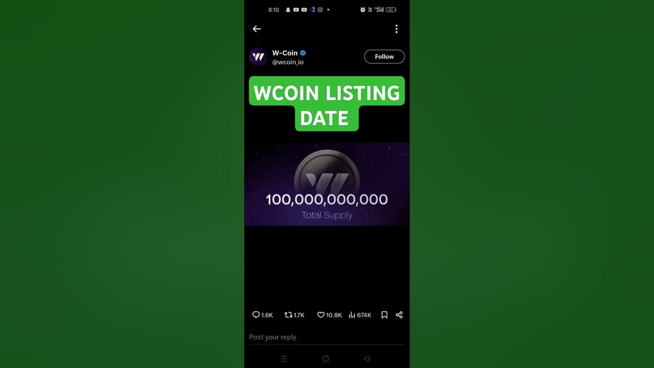 Wcoin airdrop update.wcoin listing date.wcoin mandatory task #shorts #wcoin #shortsfeed # ...
