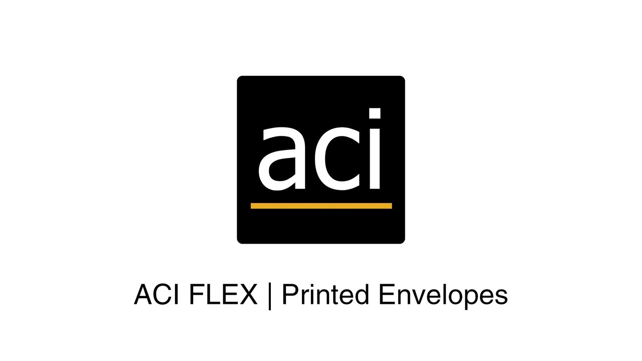 ACI FLEX | Printed Envelopes - YouTube
