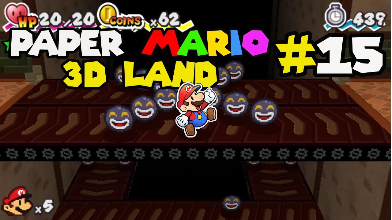 Paper Mario 3D Land («Amped Up Alley») | GamePlay | Mundo 4 | Nivel 3 ...