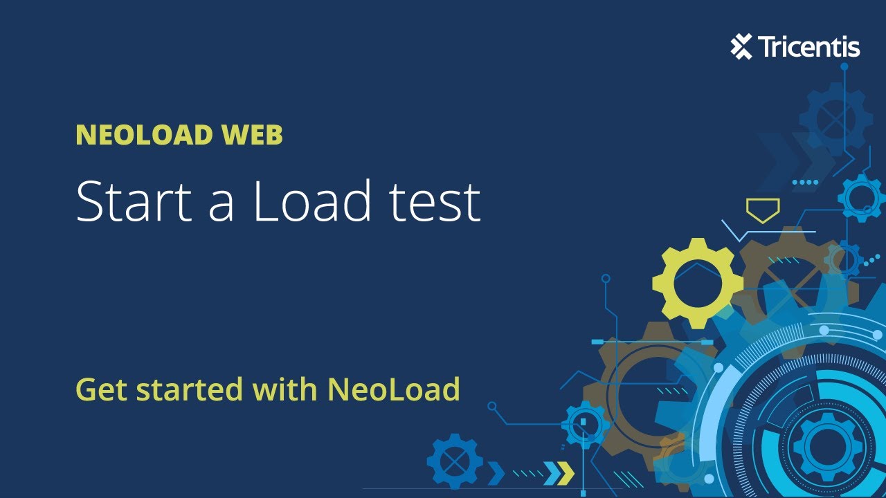 Start a Load Test in NeoLoad - YouTube