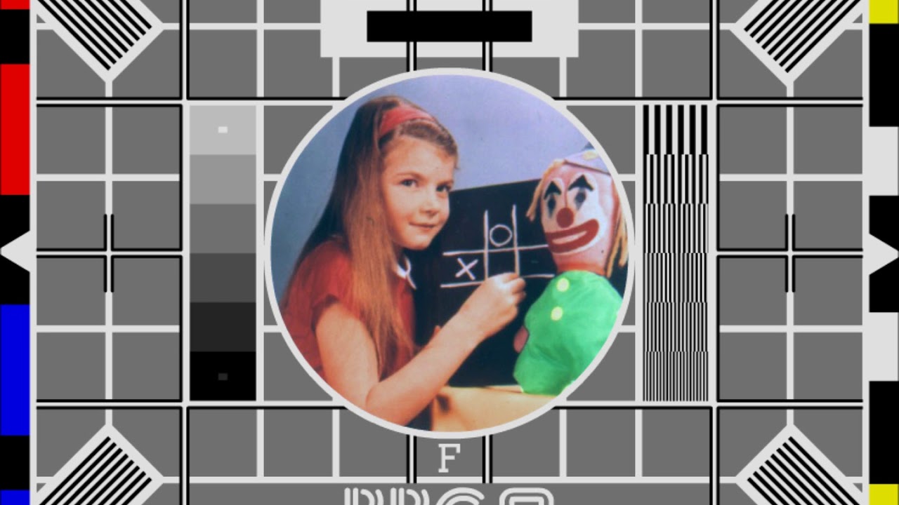 Dixie Omelette Test Card BBC2 1983 to 1985 Mock / Recreation - In ...