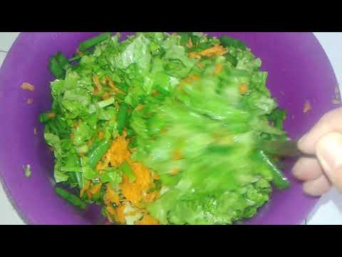 Mevsim salatası yeşillik vitamin deposu