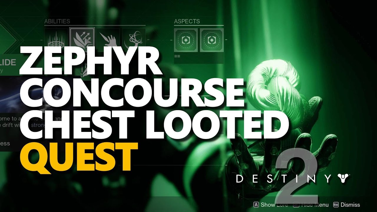 Zephyr Concourse chest looted Destiny 2 - YouTube