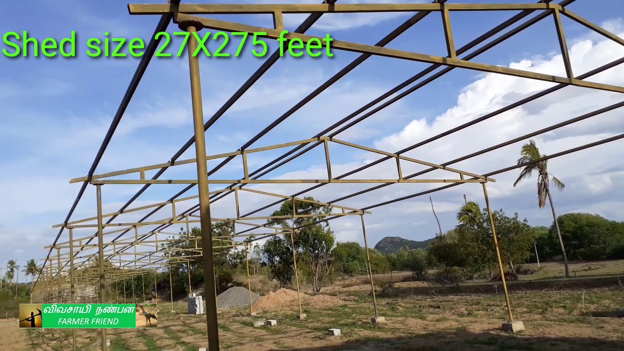 Simple Steel frame construction Simple frameworks for a shed for ...