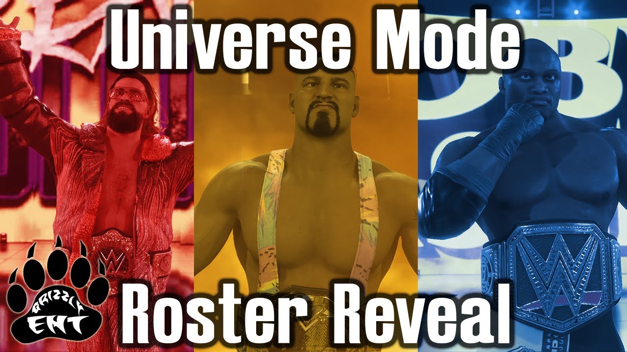 WWE 2K Universe Mode ROSTER REVEAL - YouTube