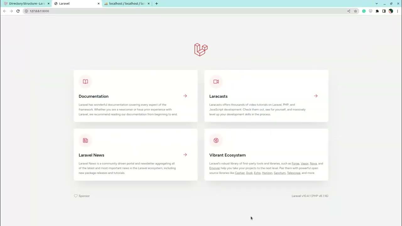 #2 Laravel Configuration and Directory Structure. - YouTube