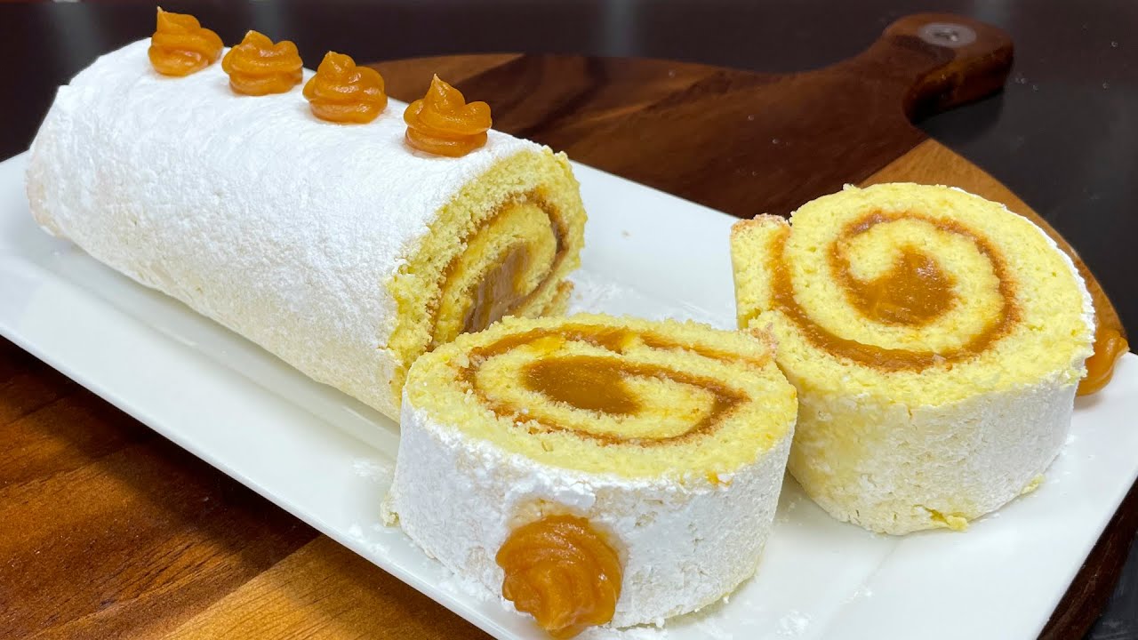 Prepara PIONONO O BRAZO DE GITANO muy fácil | Receta Peruana - YouTube