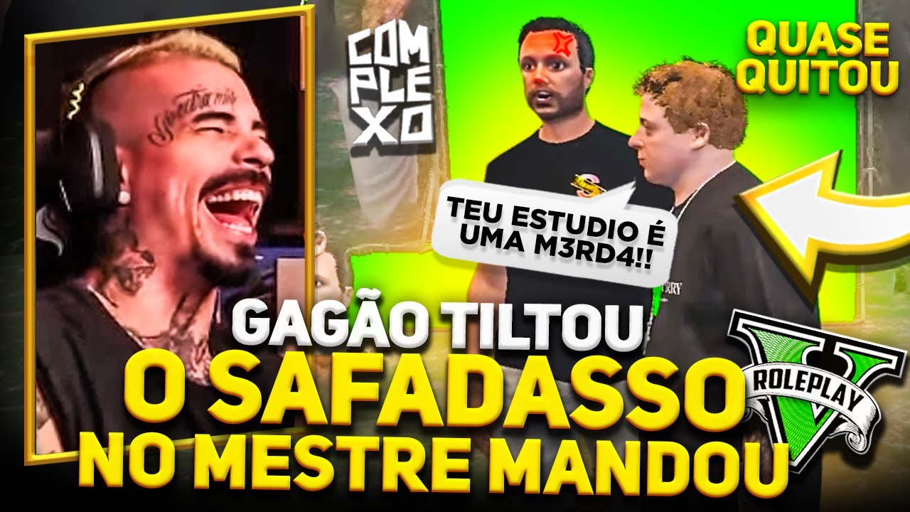 GAGÃO TILTOU O SAFADASSO NO MESTRE MANDOU! - YouTube