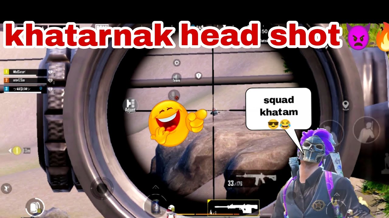 Funny sniper shot ever 😂😂😎(squad wiped)!!! 👿🔥 - YouTube