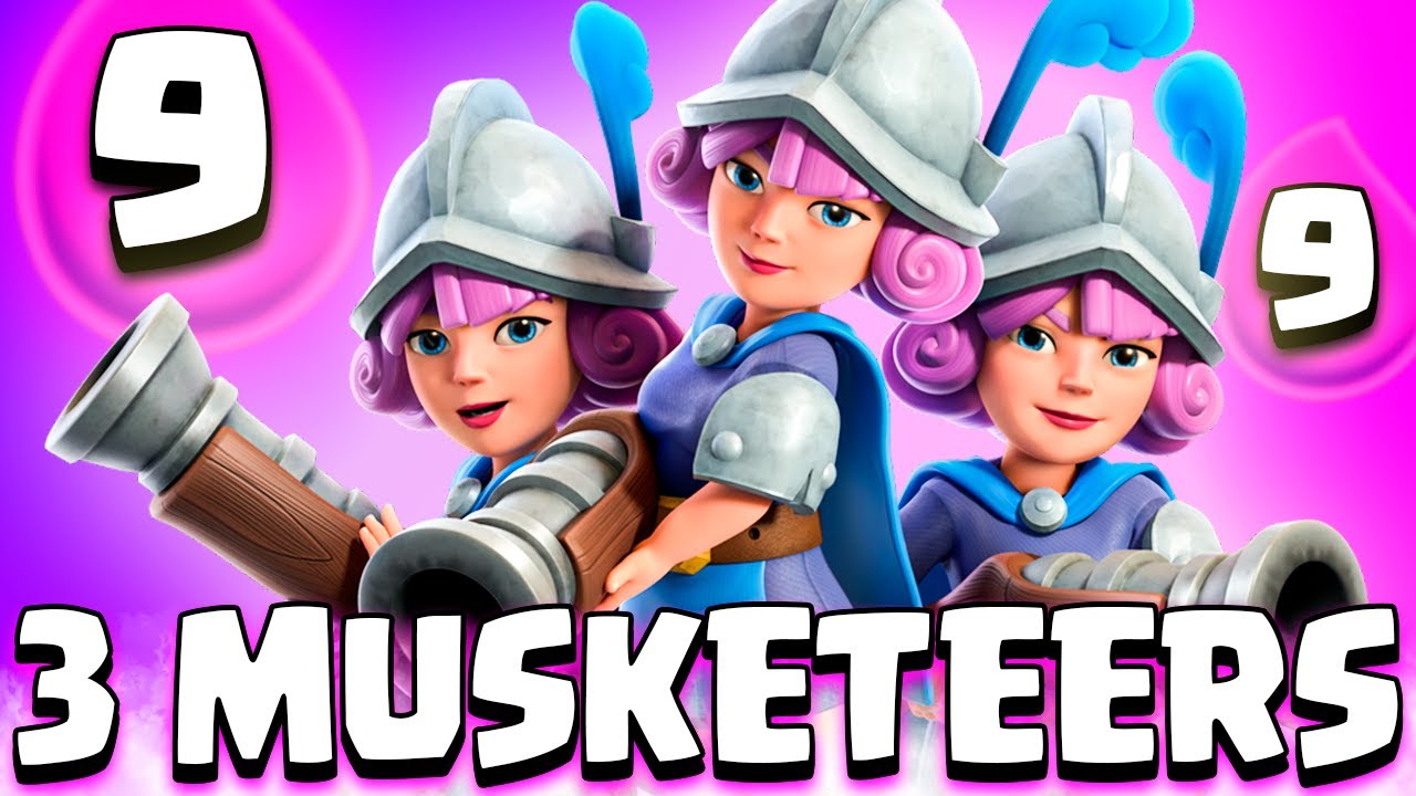 BEST 3 MUSKETEERS DECK IN THE GAME - YouTube