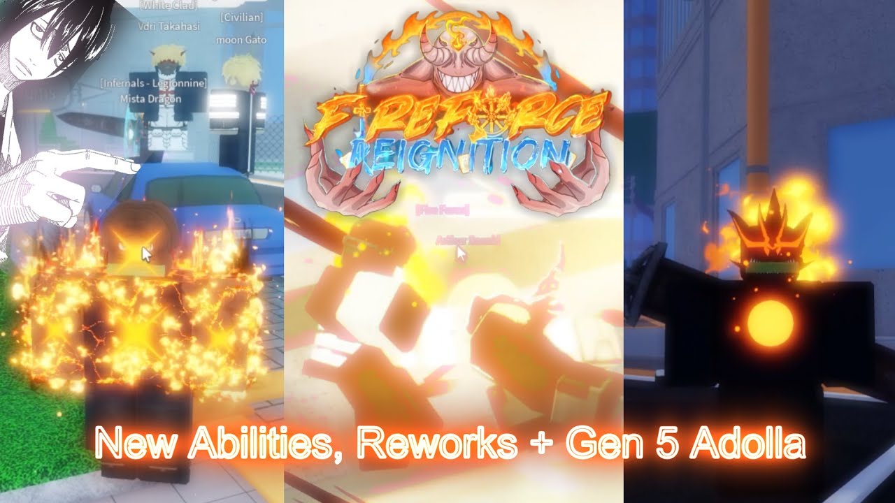 Fire Force Reignition | All New Abilities & Rework Showcase + Benimaru ...