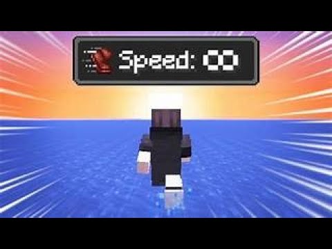 Minecraft but I have speed 255 - YouTube