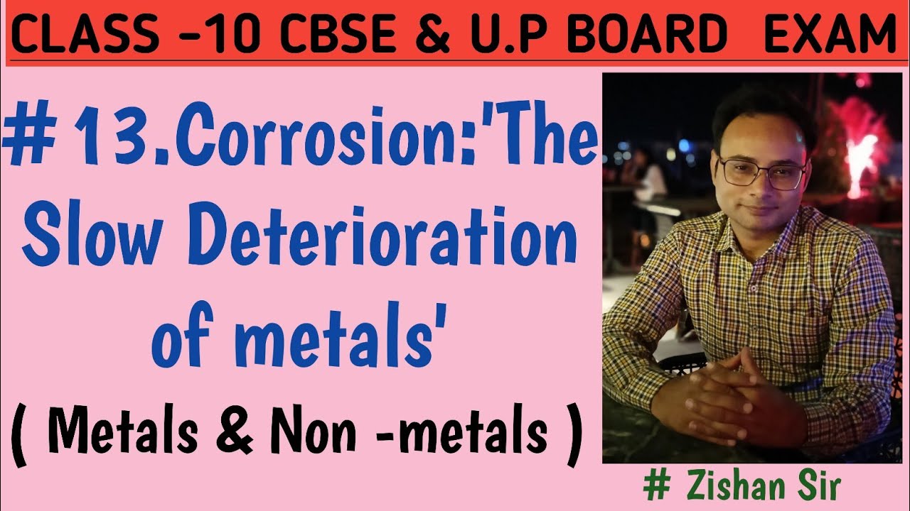 Corrosion l Rusting of iron l# Factors affecting corrosion - YouTube