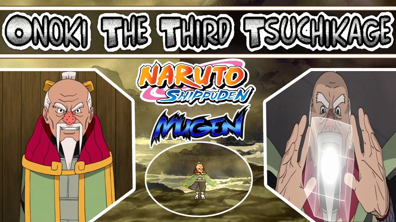M.U.G.E.N. CHAR | Onoki The Third Tsuchikage By Nimpos1 - YouTube