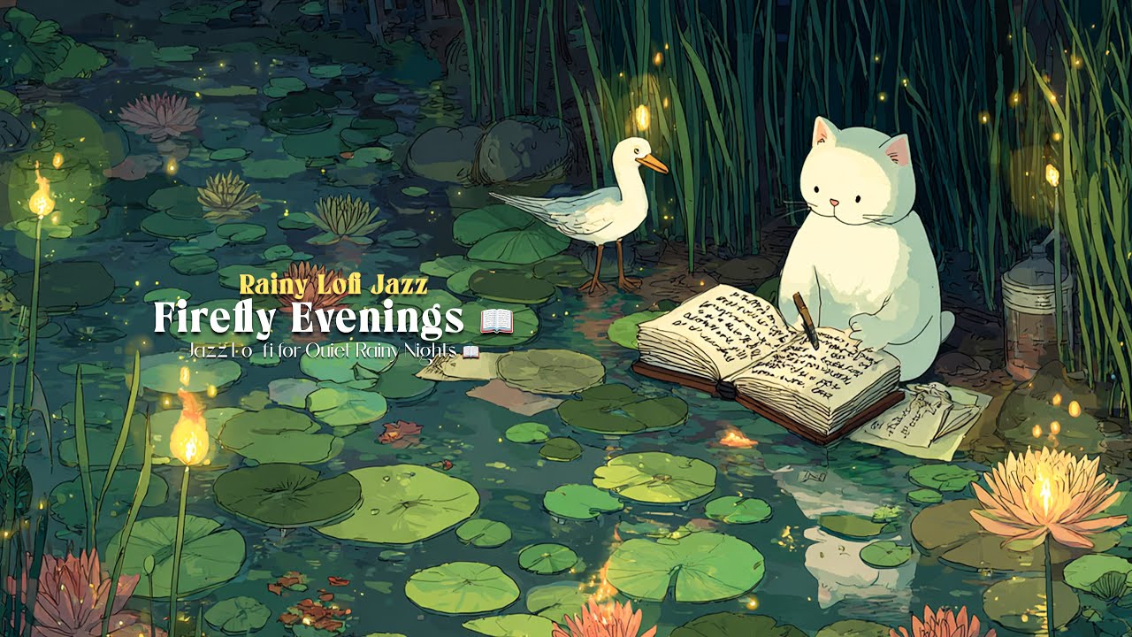 Firefly Evenings | Jazz Lo-fi for Quiet Rainy Nights - YouTube