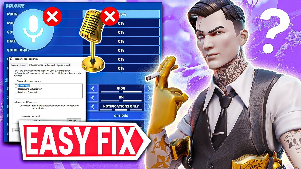 How to Fix Fortnite Game Audio NOT WORKING in Chapter 6 ( Fortnite ...