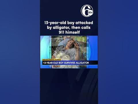 'I just got bit by a gator': 13-year-old boy attacked by alligator ...