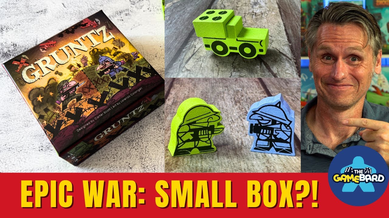 Gruntz: Epic WWI Strategy Board Game in a Tiny Box (Kickstarter Preview ...