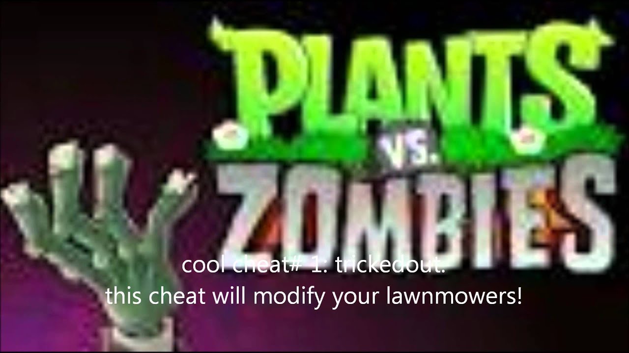 Plants vs Zombies cheats and notes (pc) - YouTube