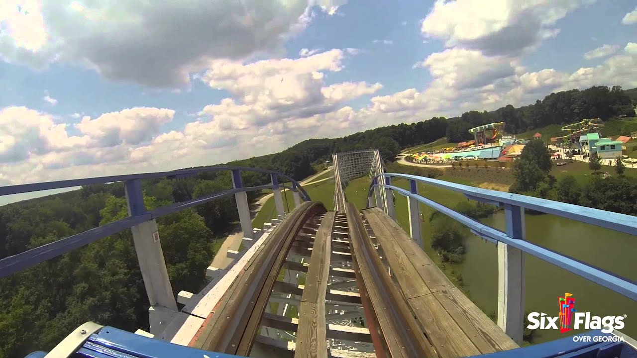 Six Flags Over Georgia: Great American Scream Machine POV - YouTube