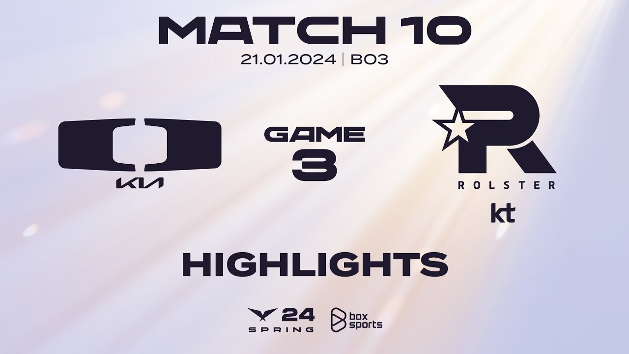 Highlights DK vs KT | Game 3 | Tuần 1 Ngày 5 | LCK Mùa Xuân 2024 - YouTube