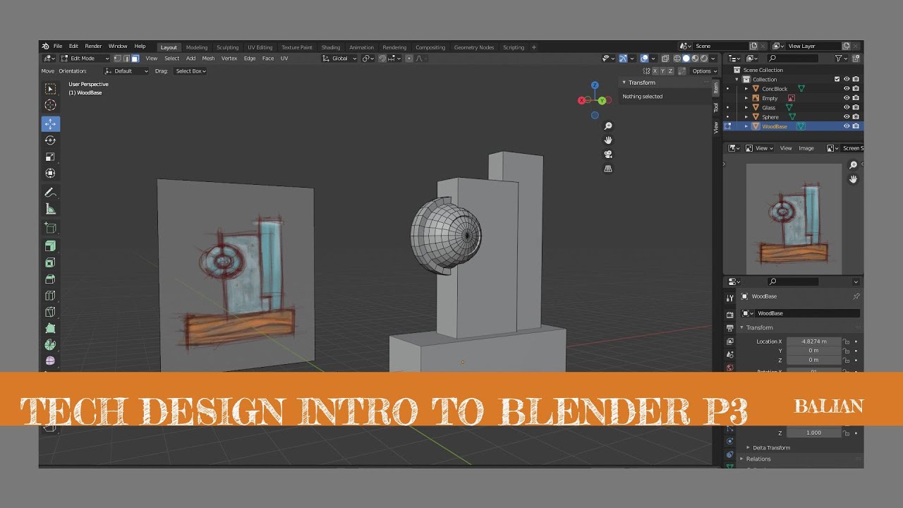 Tech Design Intro to Blender Part 3 - YouTube