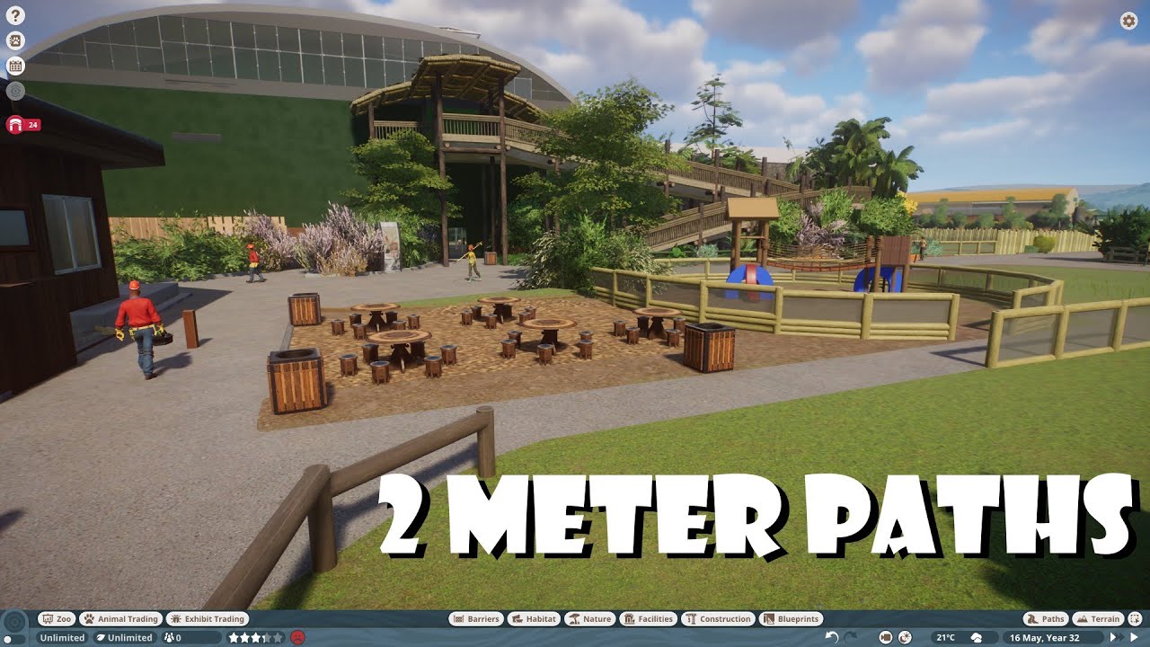 How to build 2 meter thin paths - 2 different methods. - YouTube