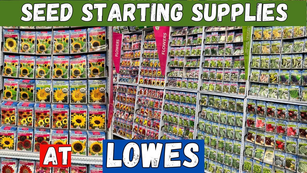 Seeds and Seed Starting Supplies at Lowe’s - YouTube