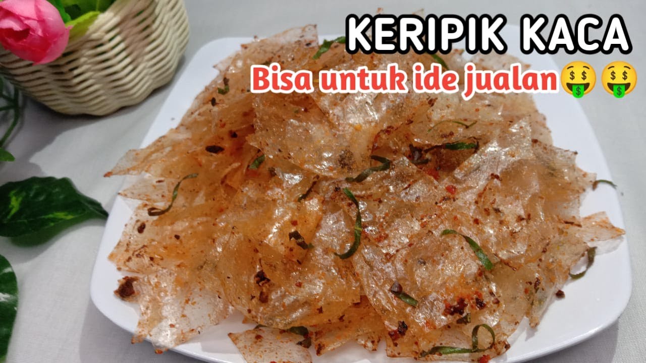 CARA MUDAH MEMBUAT KRIPIK KACA PEDAS | RESEP KRIPCA VIRAL | KERIPIK ...