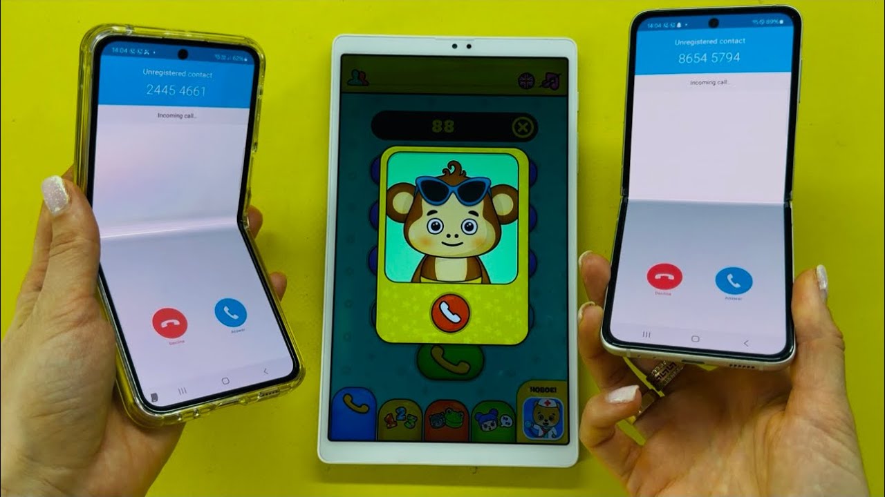 Baby Phone Incoming Call + SkyPhone | Samsung Z Flip5 vs Samsung Z ...