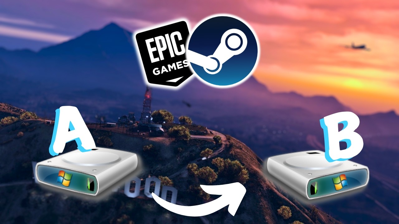 Cara Mudah Pindah File Game EPIC & STEAM ke Disk/Drive Lain Tanpa ...