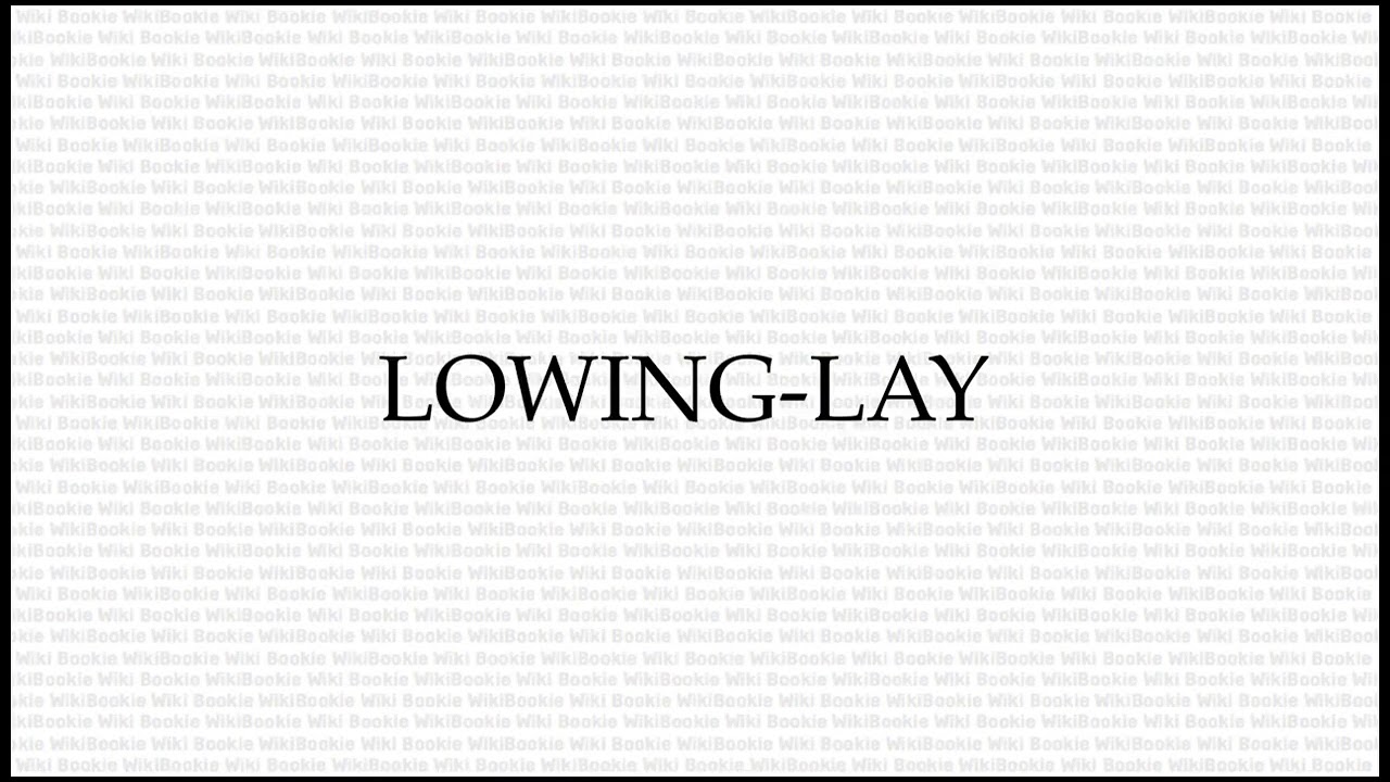 Laying Meaning