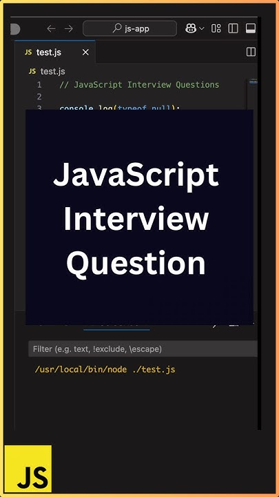 Tricky JavaScript Interview Questions | #0200 #coding #javascript - YouTube