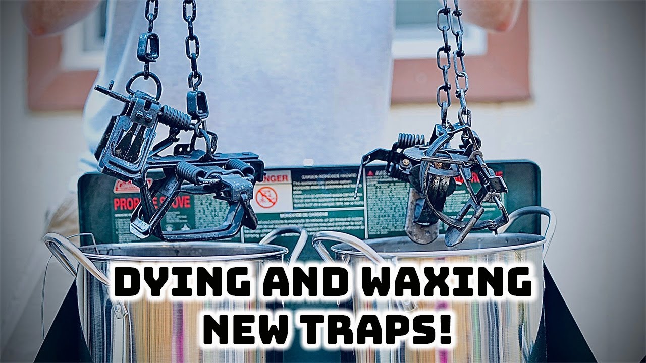How to DYE and WAX foot traps! | PREDATOR trapping - YouTube