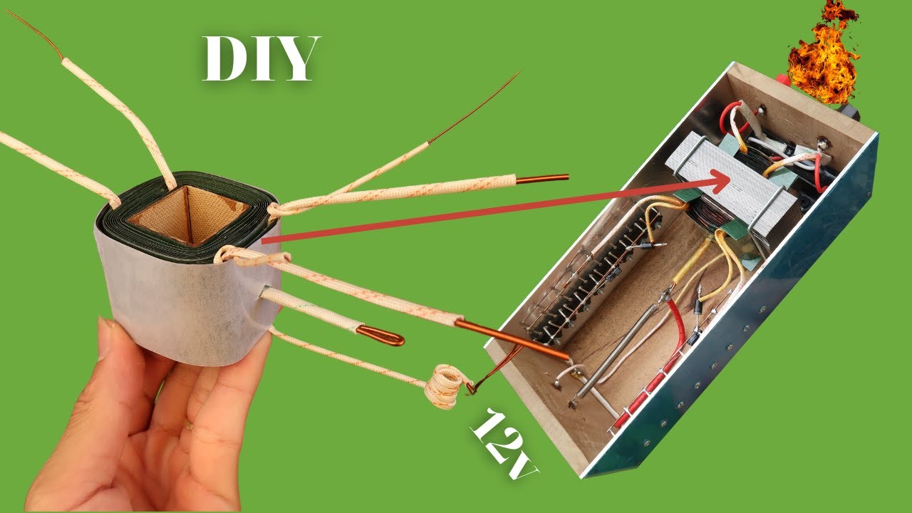 Combination of 12v to 220v inverter and fire generator, episode 1 - YouTube