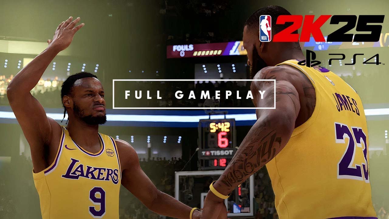 Golden State Warriors v Los Angeles Lakers || NBA 2K25 PS4 Gameplay # ...