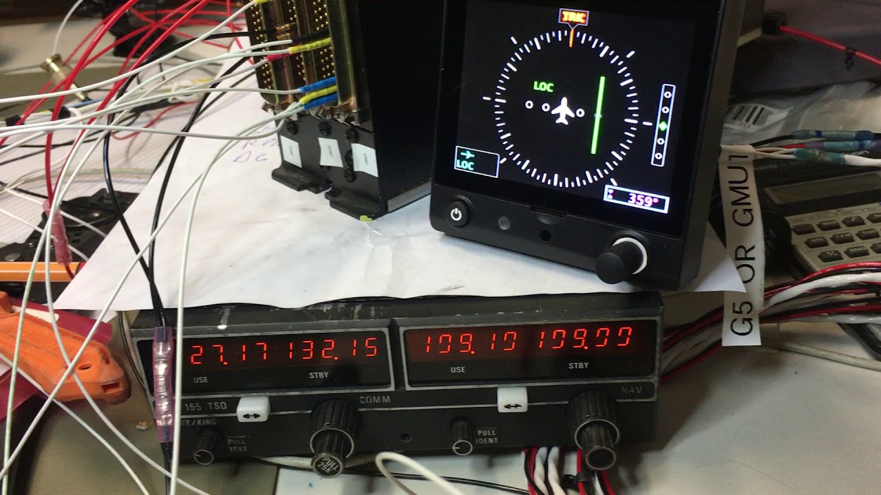 G5 and dual analog NAV source - YouTube