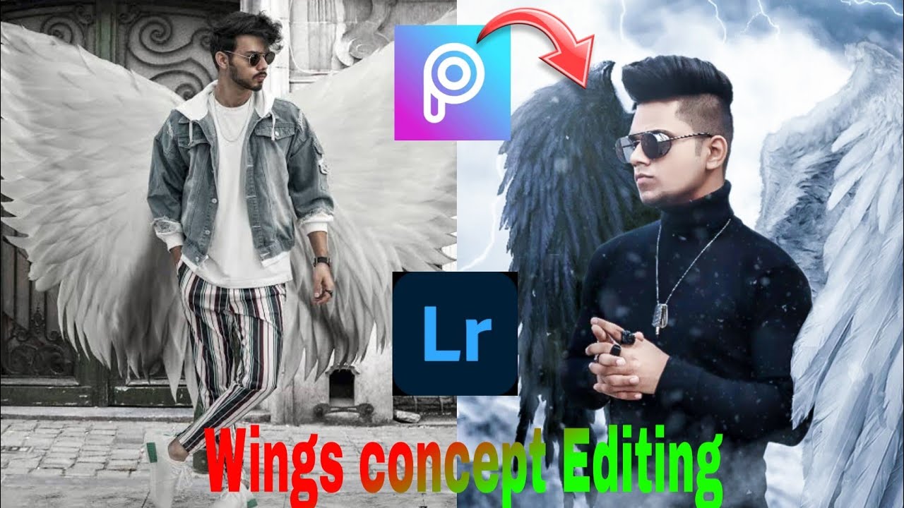 #wingsediting#picsarttutorial#lightroom WINGS VISUAL CONCEPT_ Photo ...
