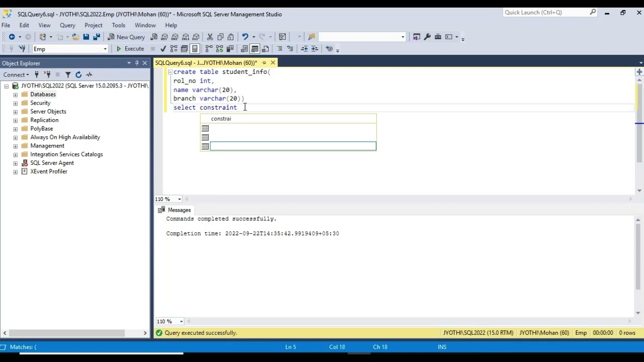 SQL Query To Display All The Constraints In A Table YouTube SQL Query To Display All The Constraints In A Table YouTube