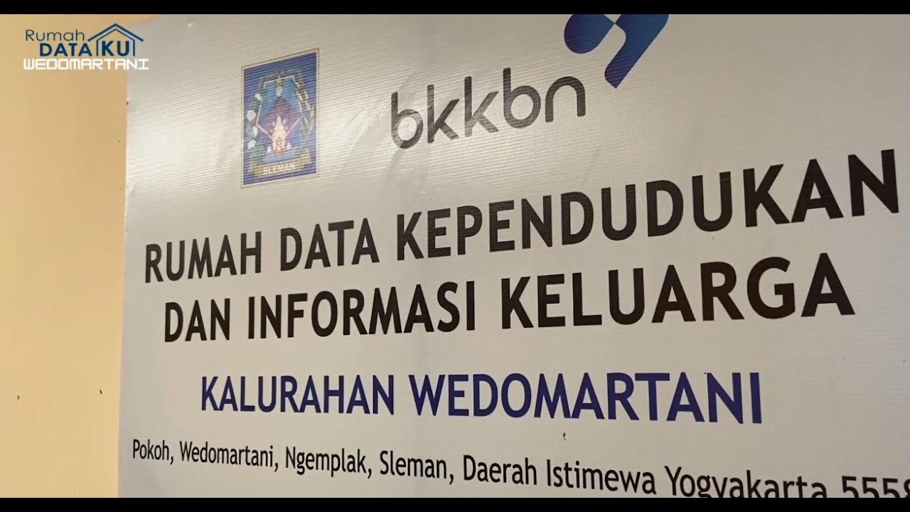 PROFIL RUMAH DATAKU KALURAHAN/DESA WEDOMARTANI - YouTube
