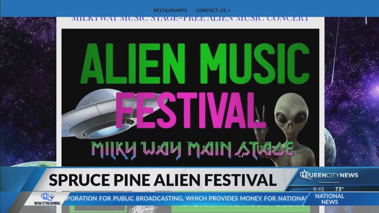 Out-of-this-World: Spruce Pine Alien Festival kicks off Saturday - YouTube