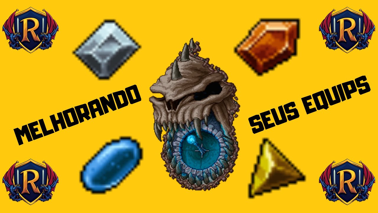 MELHORANDO EQUIPAMENTOS | Rookgaardian | Rookgaard Tibia Otserv - YouTube