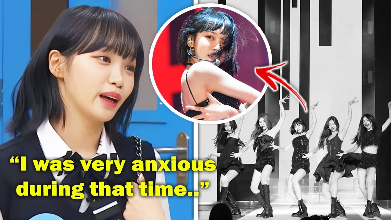 why Chaewon felt very uneasy throughout this live stage performance ...