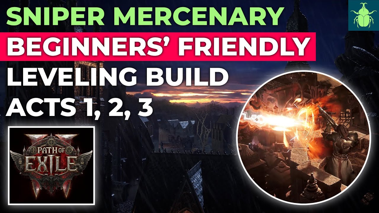 Path of Exile 2 - SNIPER Mercenary Beginners' Friendly Leveling Build ...