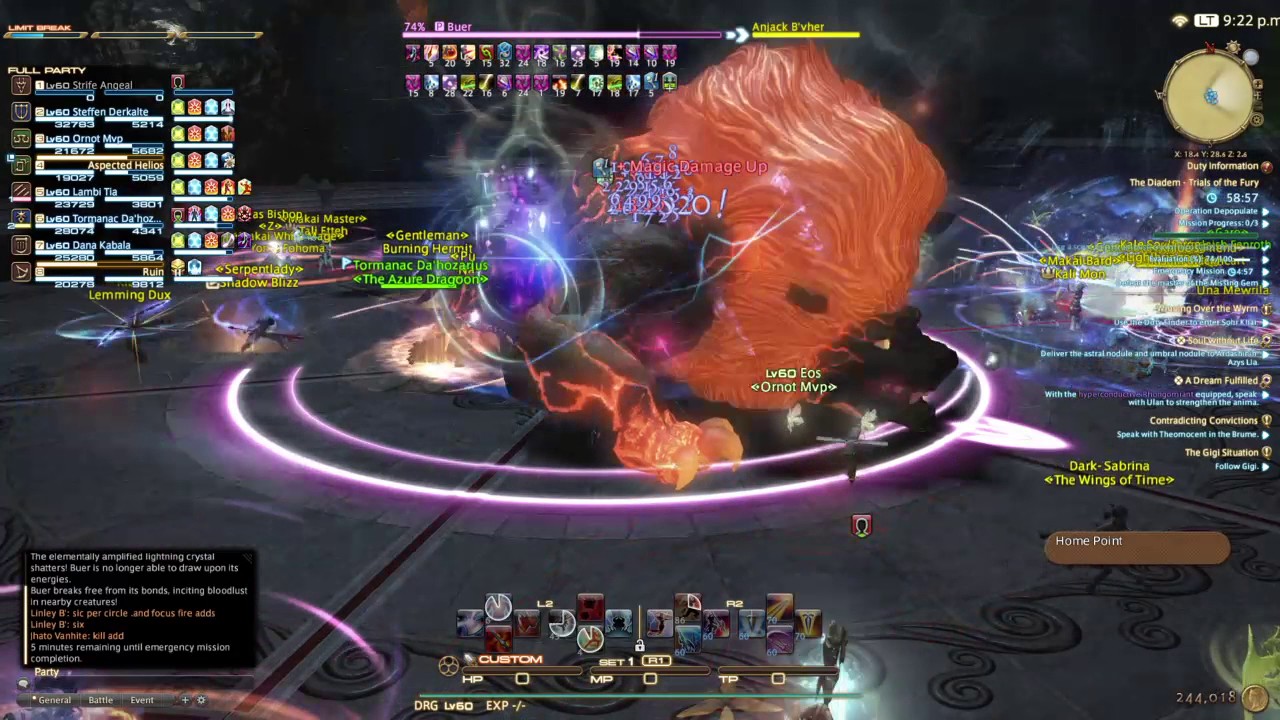 Final fantasy xiv diadem emergency mission chaos - YouTube