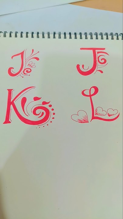 Art 🎨 I,J,K,L letter drawing #art #trending #drawing #song - YouTube