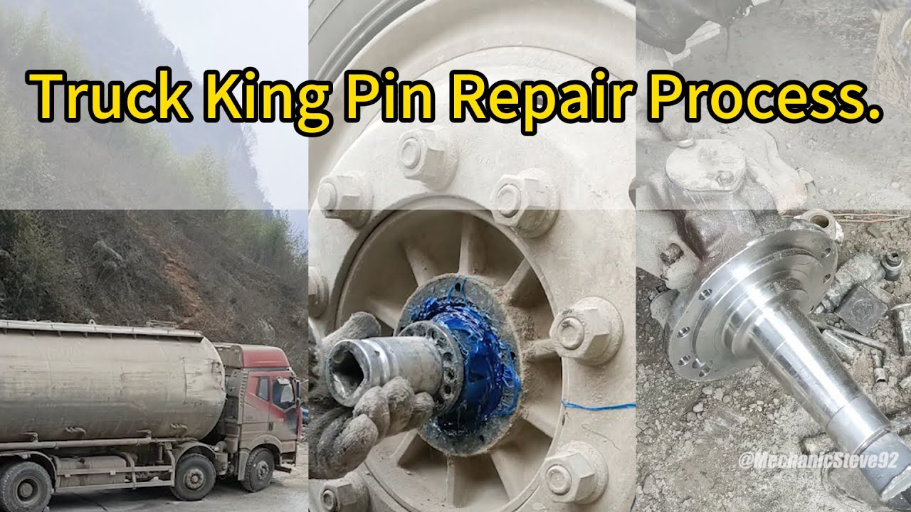 Truck King Pin Repair Process. - YouTube